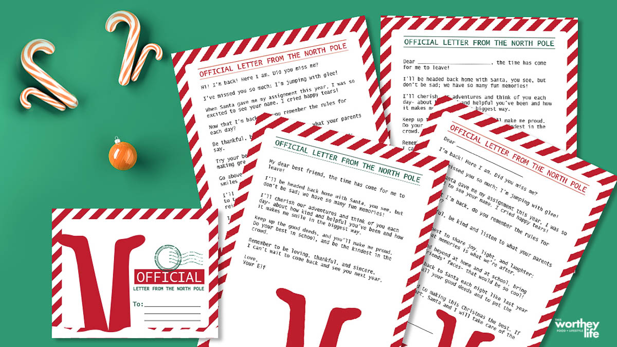 Elf on the Shelf Letter - Welcome + Goodbye | Free Printables
