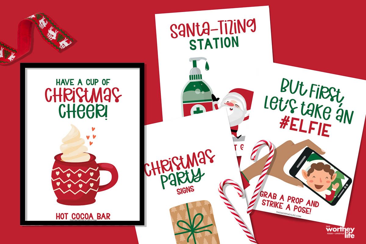 Fun Christmas Signs For A Party