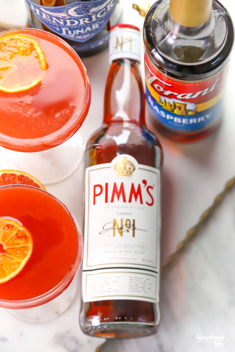 Whiskey and Orange Juice Blush Cocktail