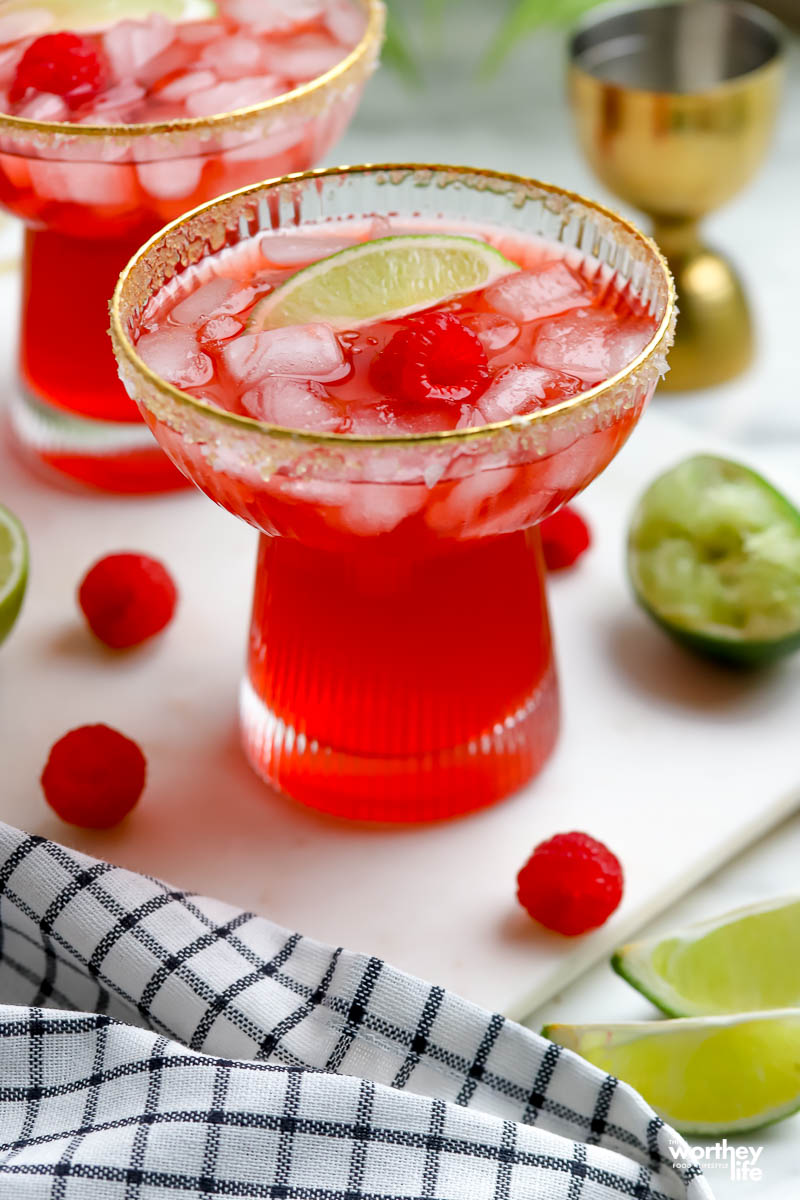 Raspberry Margarita - Perfect For National Margarita Day!