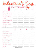 Valentine's Day Games Printables To Use For Free