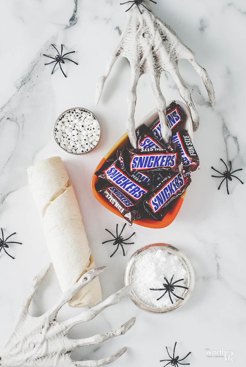 Halloween Mummies "Deep Fried" Snickers