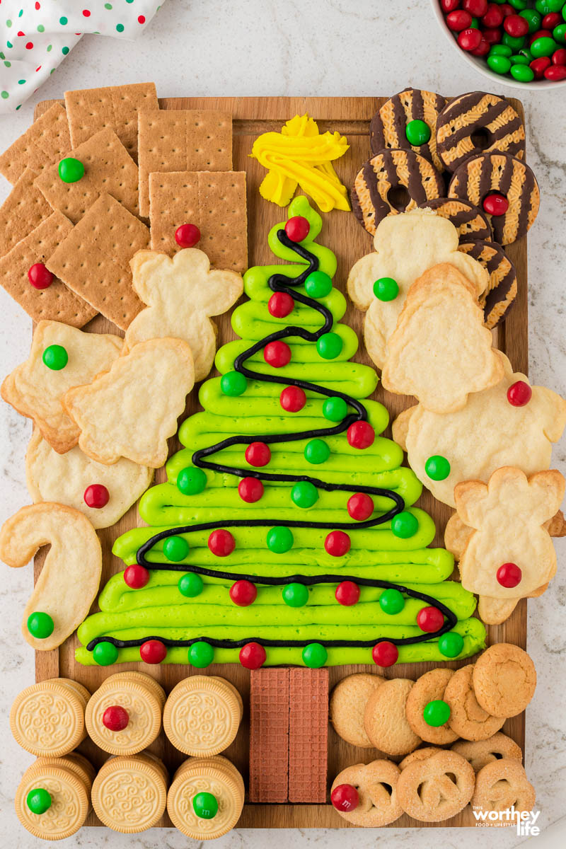 Christmas Tree Buttercream Board