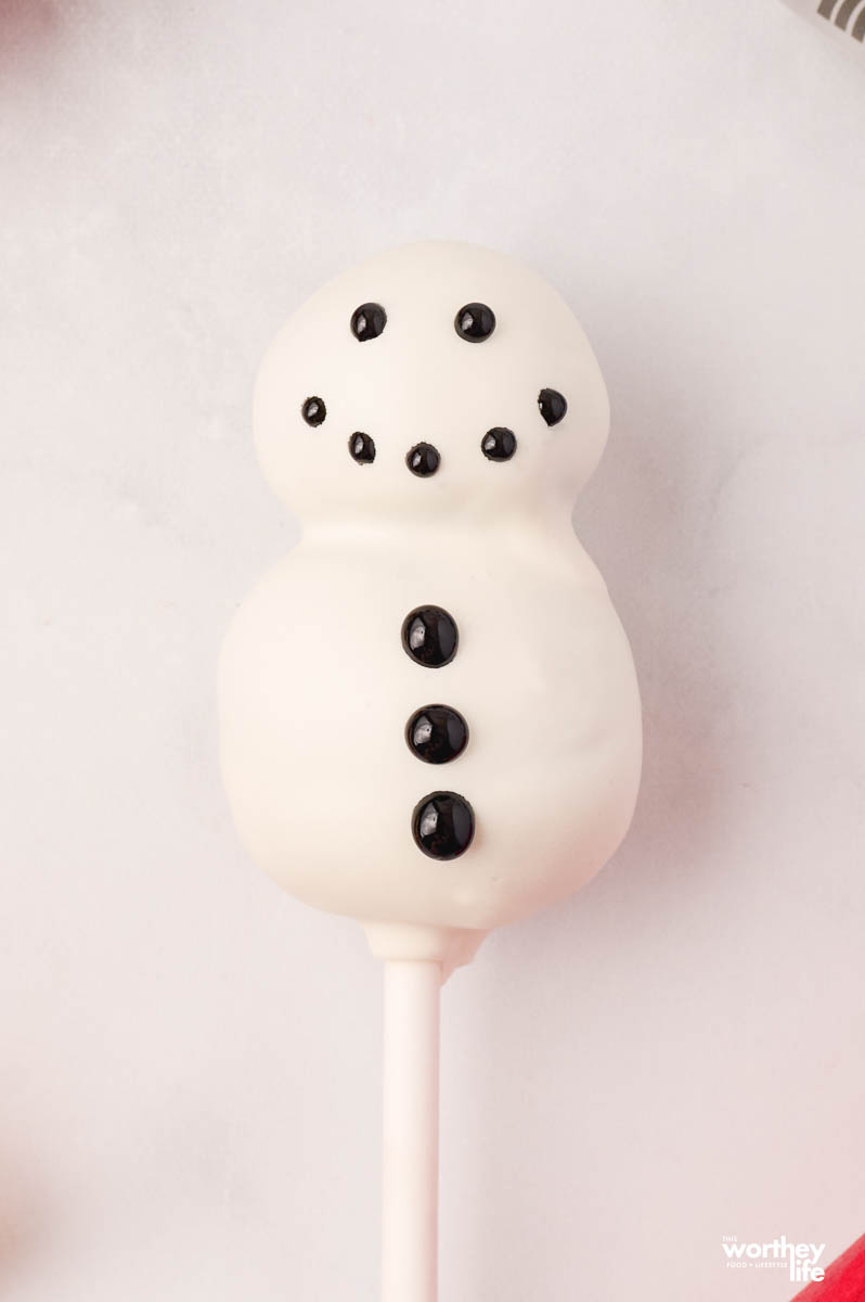 Snowman Cake Pops