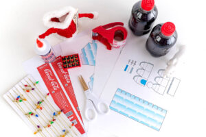 Elf on the Shelf Coca-Cola Station - Free Printable