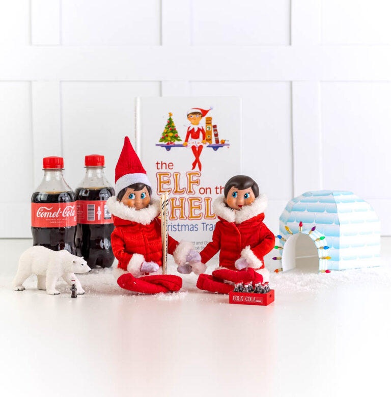 Elf on the Shelf Coca-Cola Station - Free Printable