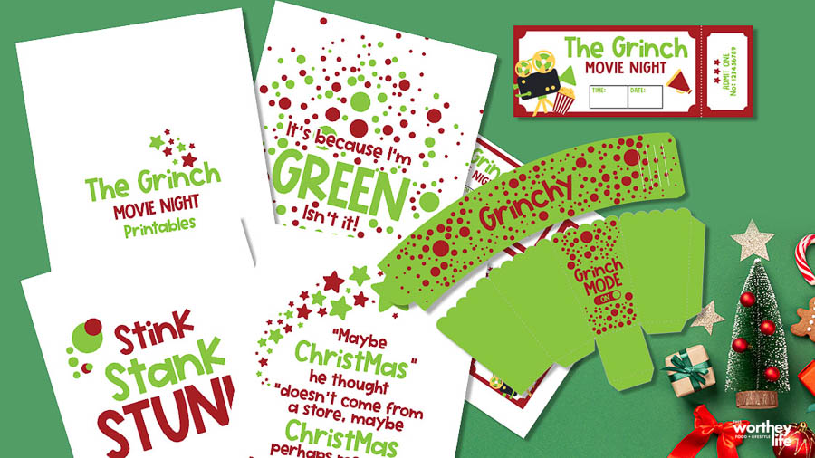 The Grinch Movie Printables