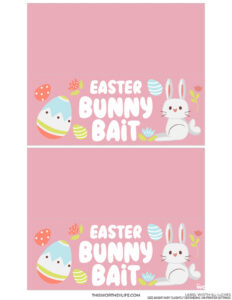 Bunny Bait Printable- Free Easter Printable