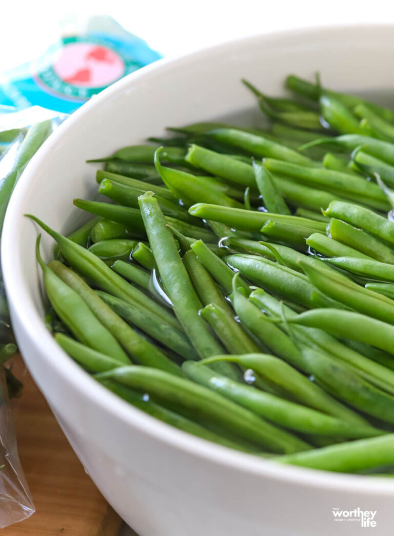 Honey Garlic Butter French Green Beans