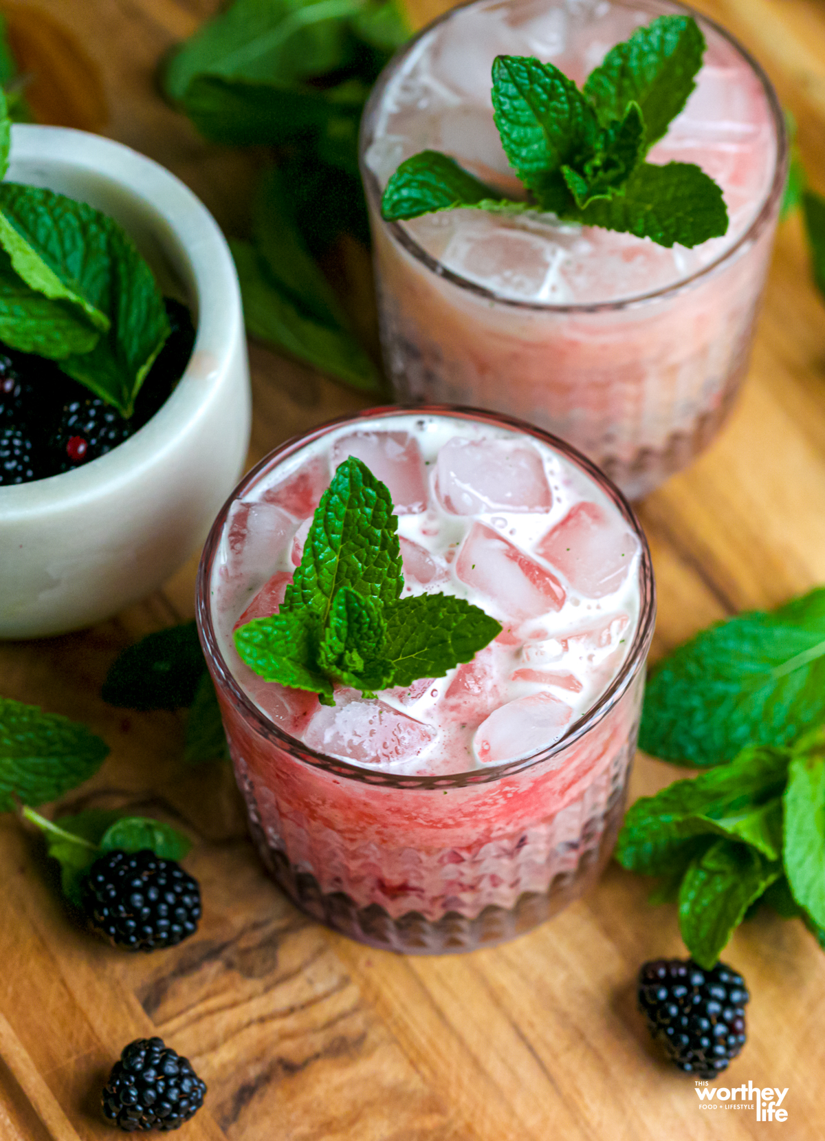 Blackberry Mint Brazilian Lemonade