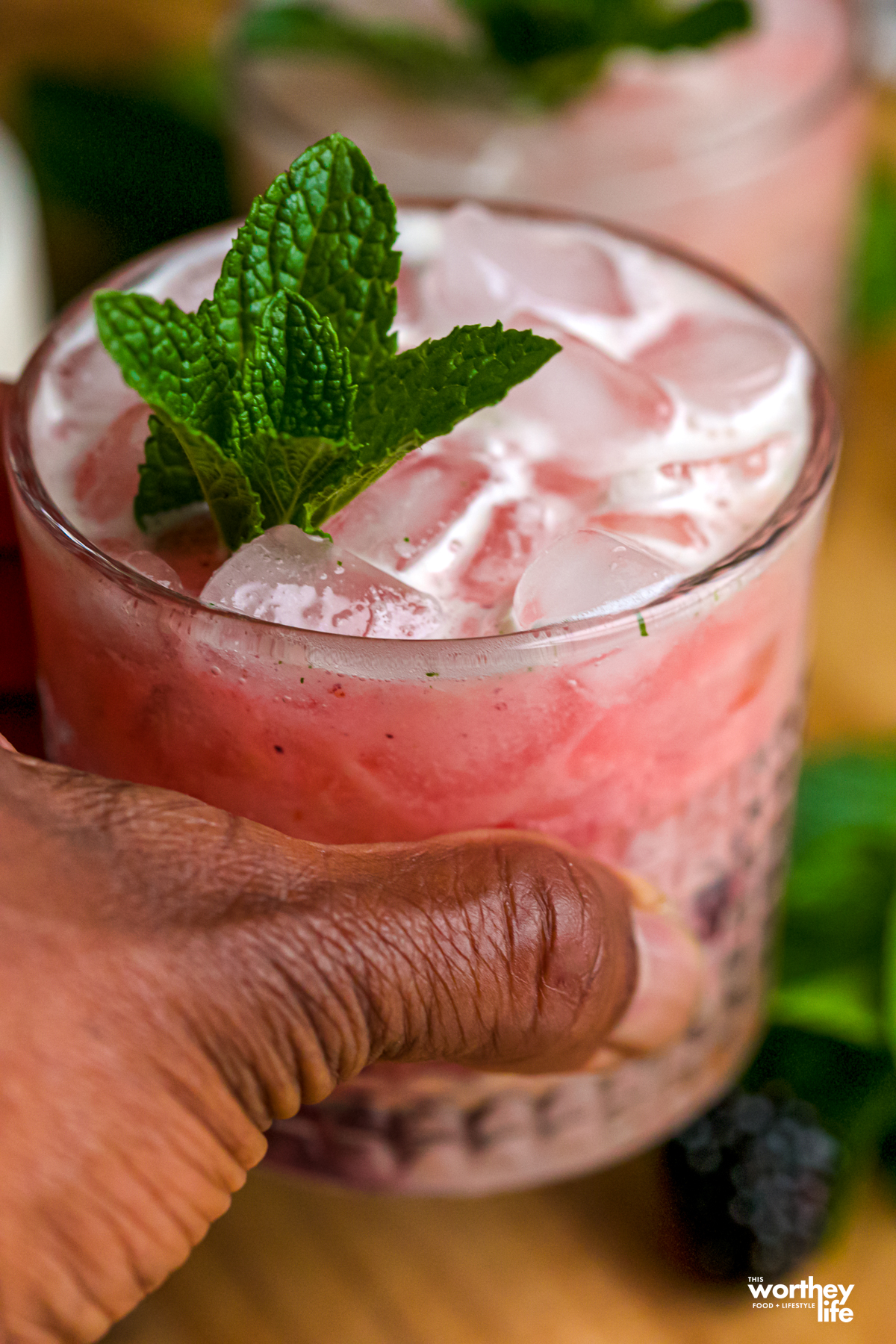 Blackberry Mint Brazilian Lemonade