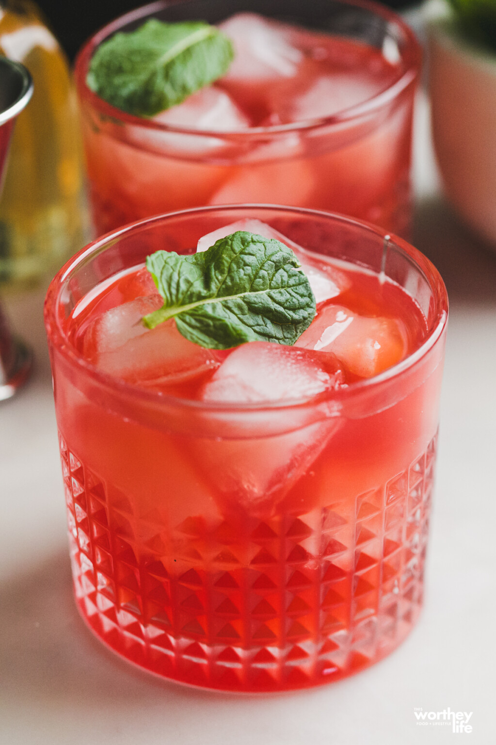 Rum + Raspberry Cocktail