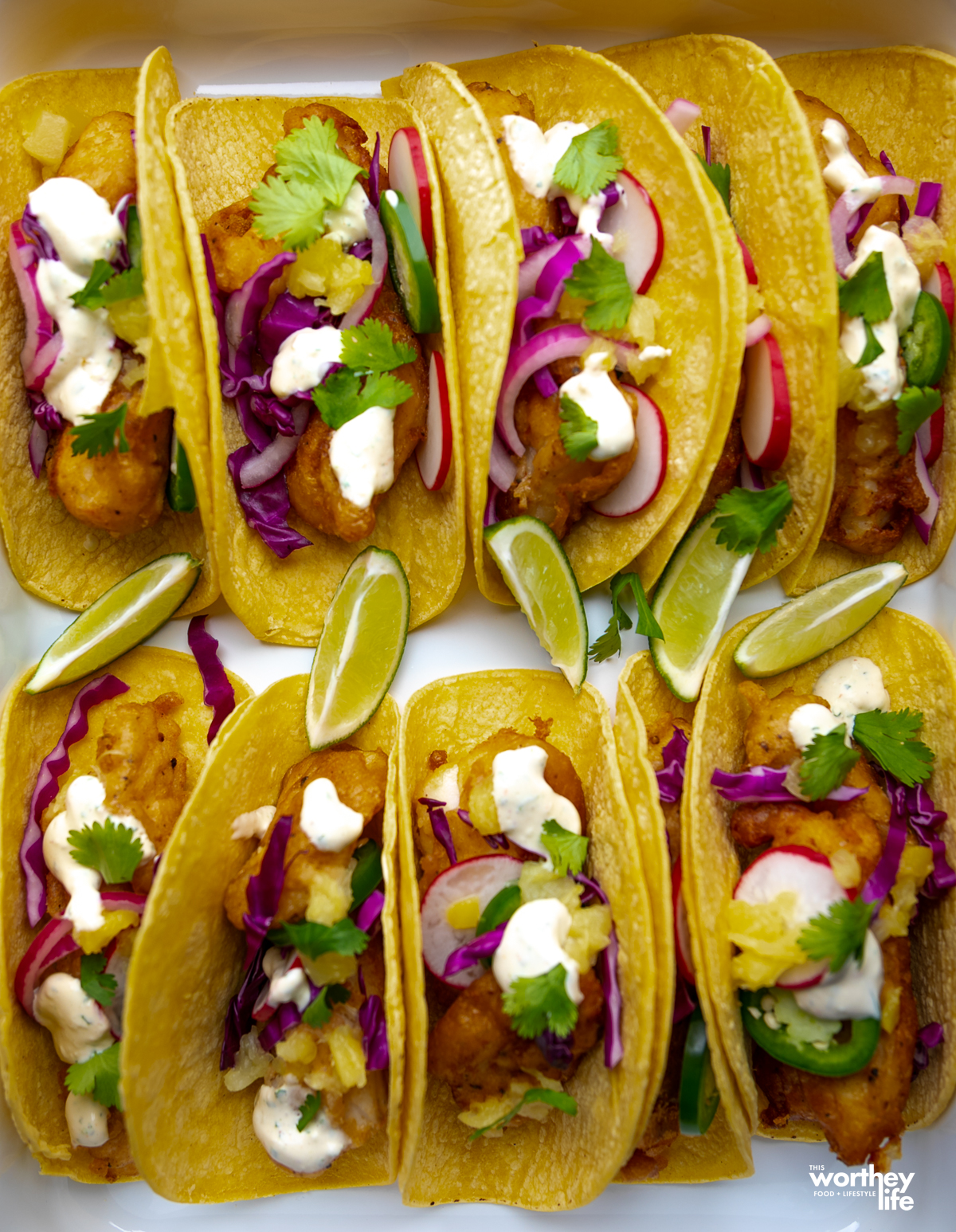Spicy Baja Fish Tacos