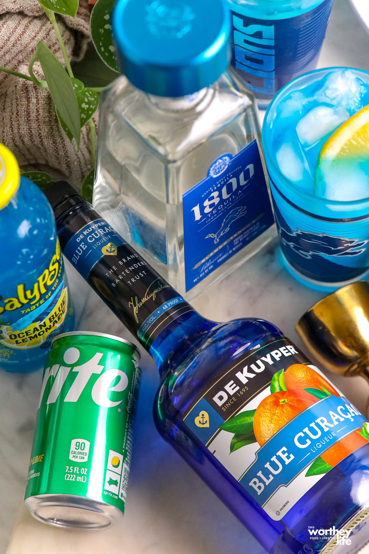 Honolulu Blue Cocktail - Detroit Lion's Unofficial Cocktail