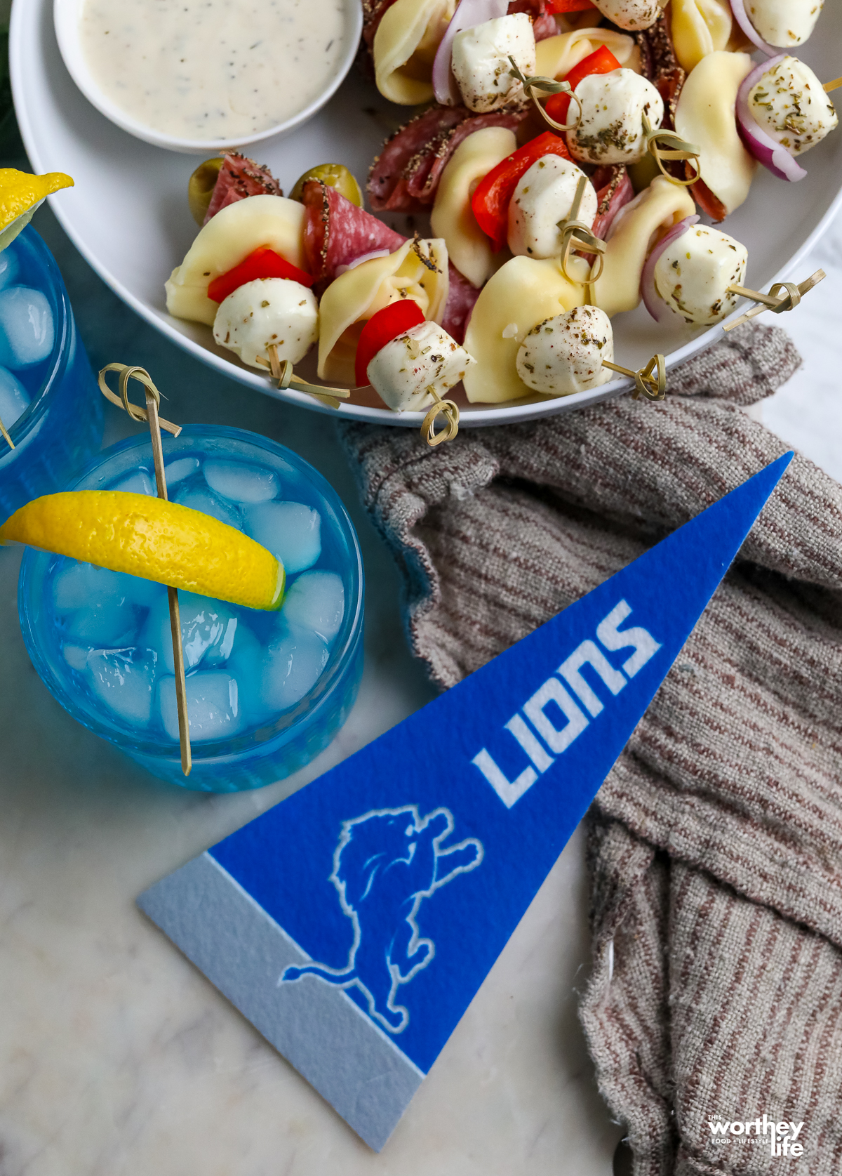 Honolulu Blue Cocktail - Detroit Lion's Unofficial Cocktail