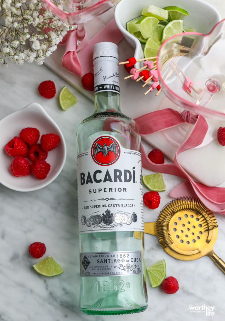 Creamy Pink Raspberry Cocktail