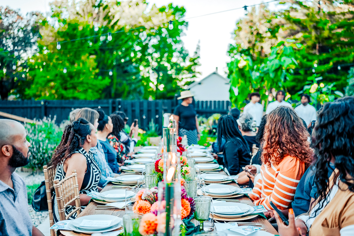 Outdoor Dinner Party with North Bay Produce