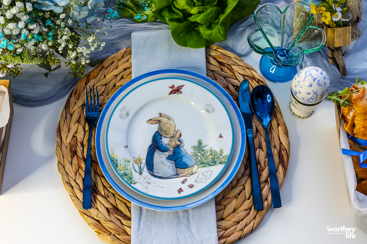 Peter Rabbit Tablescape