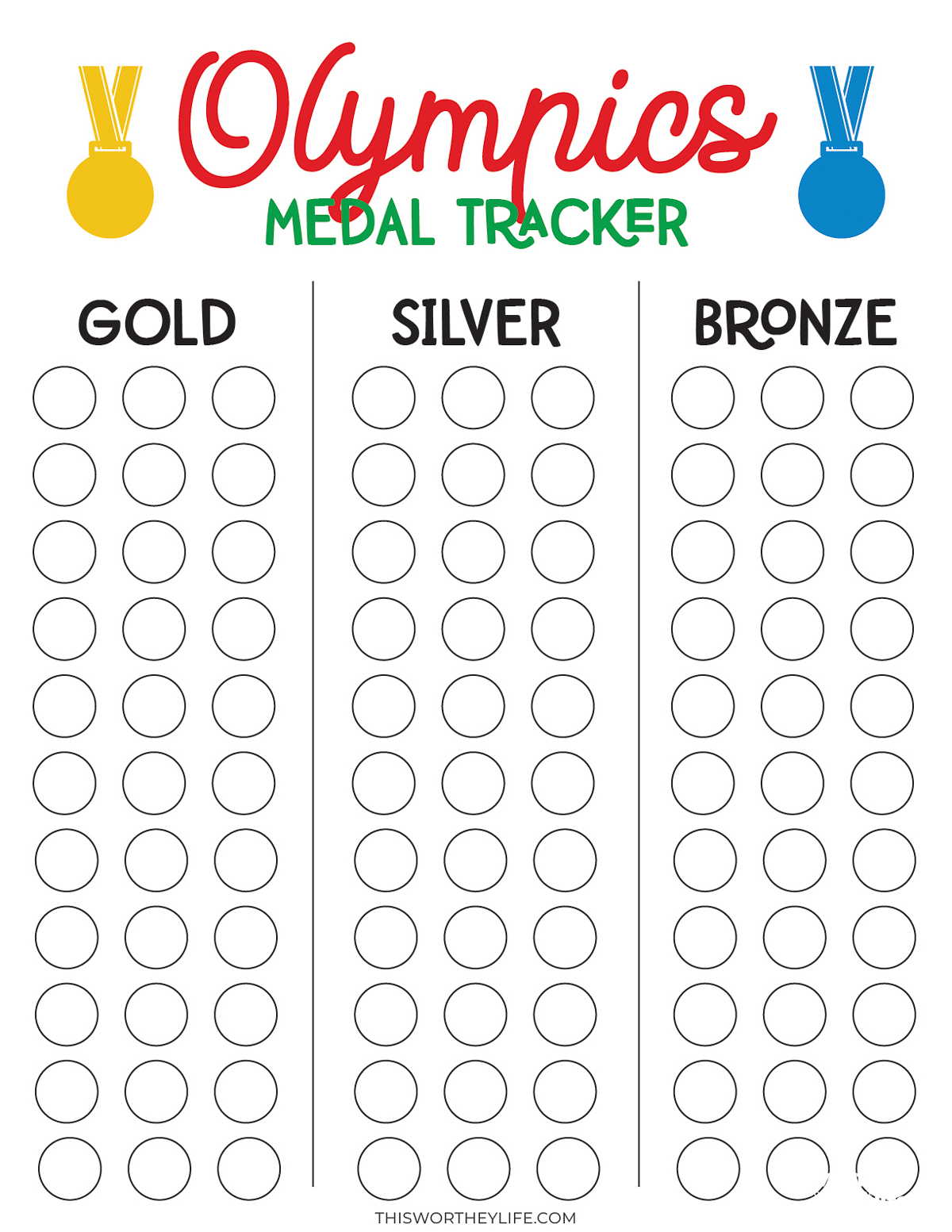 Free Olympics Printables To Download