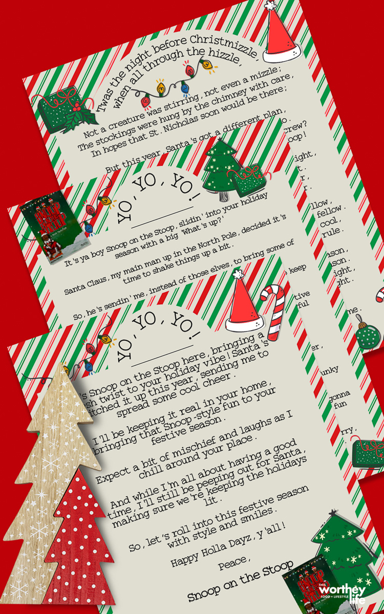 Snoop on the Stoop Arrival + Goodbye Printable Letter